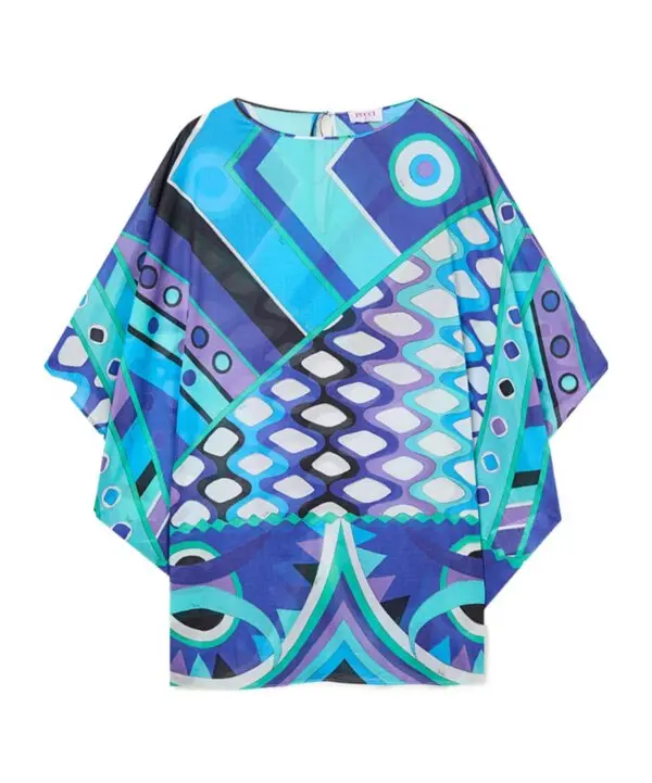 Emilio Pucci Vivara Printed Kaftan Dress