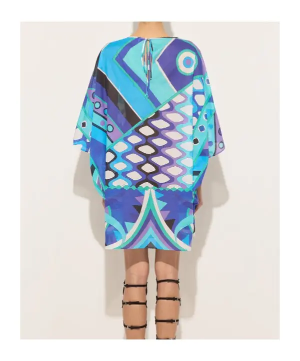 Emilio Pucci Vivara Printed Kaftan Dress