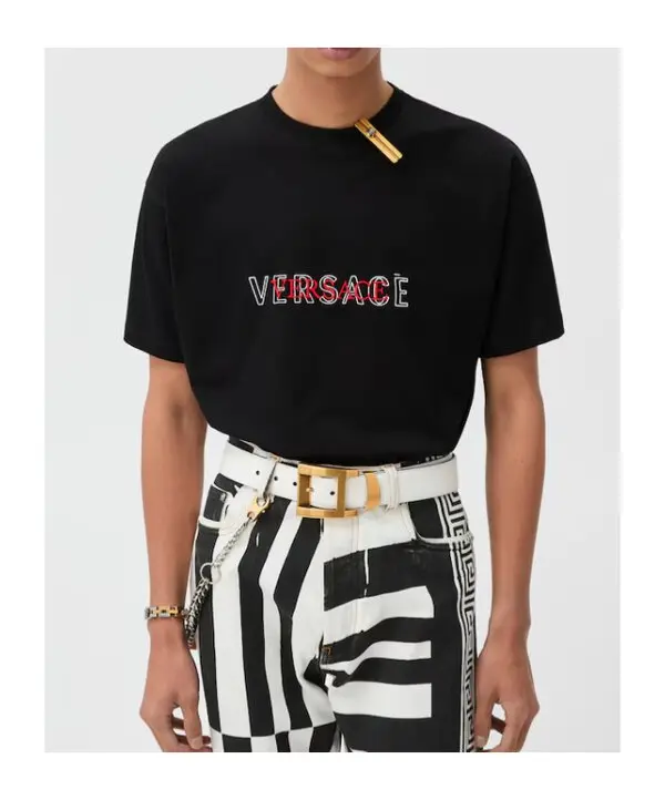 Versace Logo Print T-shirt