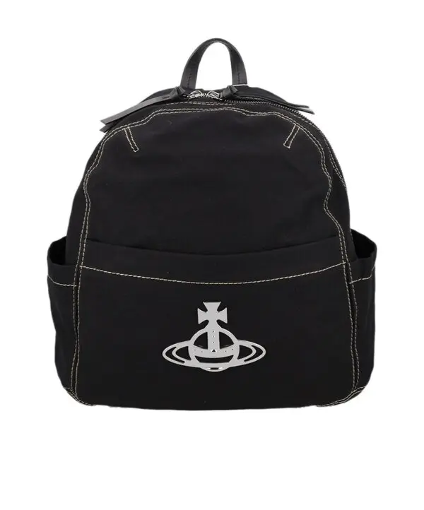 VIVIENNE WESTWOOD Contrast Stitch Logo Backpack