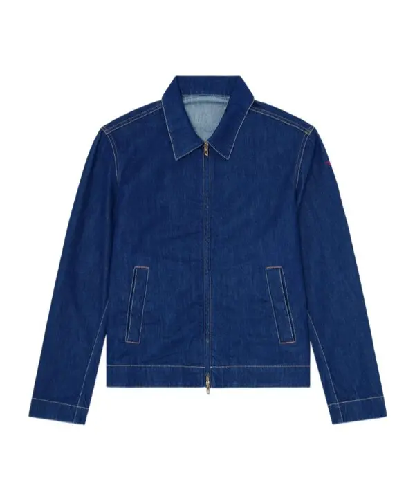 DIESEL® D-rohe Contrast-stitch Denim Jacket