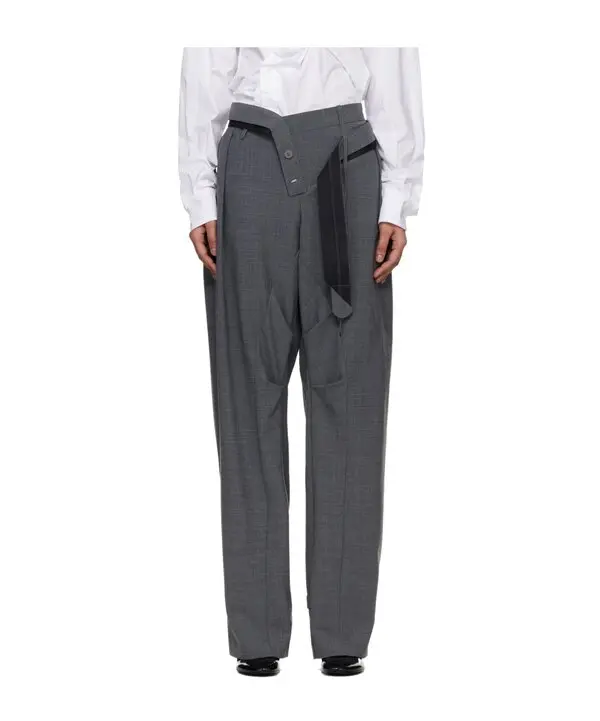Ottolinger Strapped Baggy Suit Pants