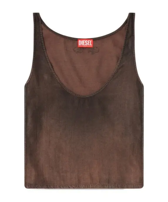 DIESEL® Ombre Effect Cropped Top