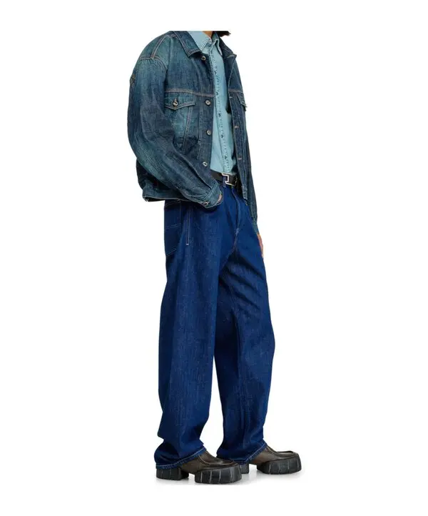 DIESEL® Wide-leg Jeans - Dark Blue