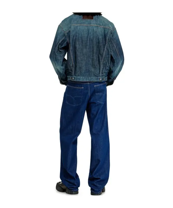 DIESEL® Wide-leg Jeans - Dark Blue