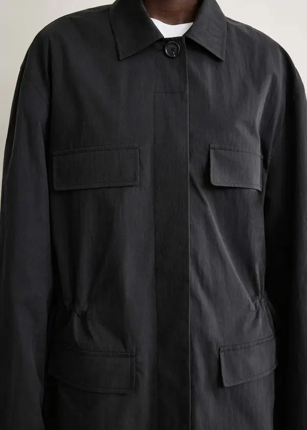 TOTEME Drawstring-waist Pocket-detail Jacket