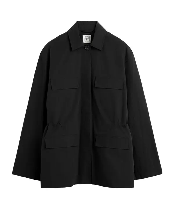 TOTEME Drawstring-waist Pocket-detail Jacket