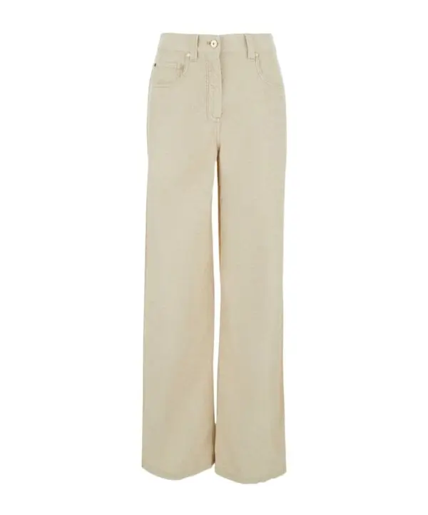 Brunello Cucinelli Wide-leg Tailored Trousers - No