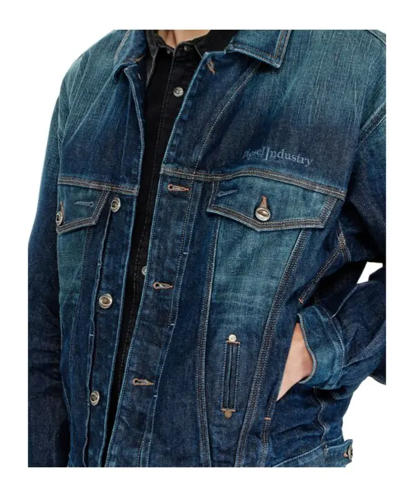 DIESEL® D-denver-cl Trucker Denim Jacket - Medium Blue