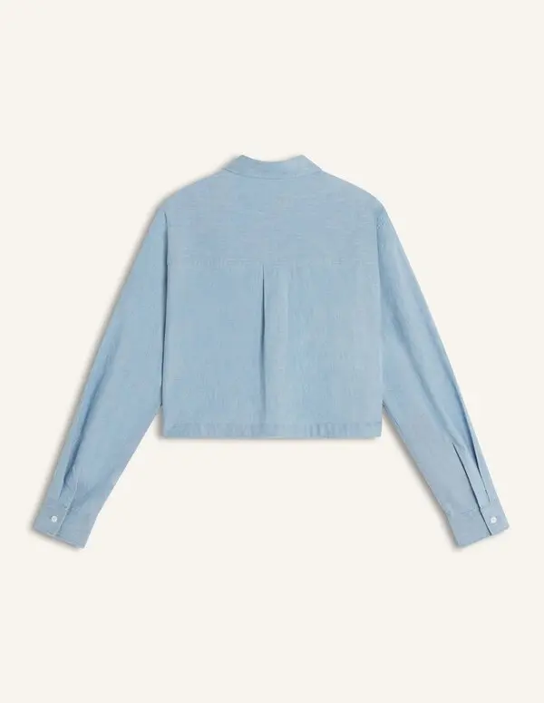 Maison Kitsuné Baby Fox Cropped Shirt