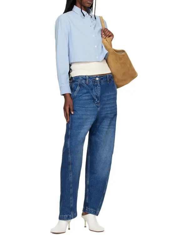 Maison Kitsuné Baby Fox Cropped Shirt