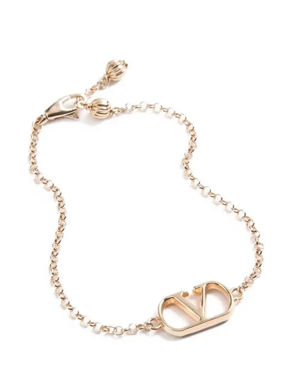 Valentino Garavani Vlogo Signature Chain Bracelet - Yellow