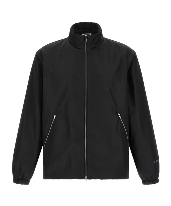 JIL SANDER Technical Zip Jacket - Black