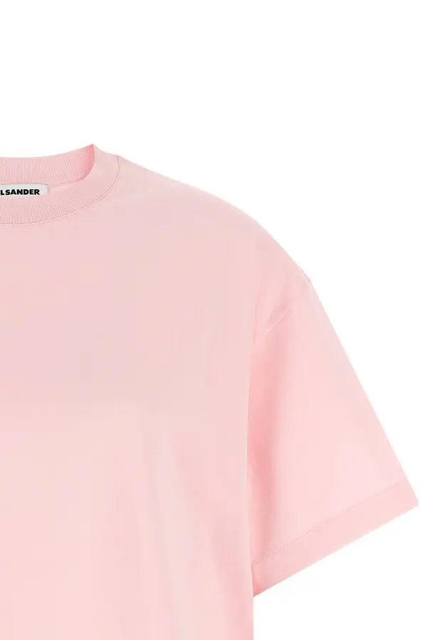 JIL SANDER Relaxed Fit Logo T-shirt - Pink