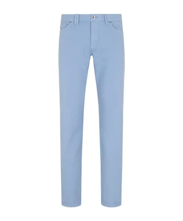Brioni Five-pocket Jeans With Logo Detail
