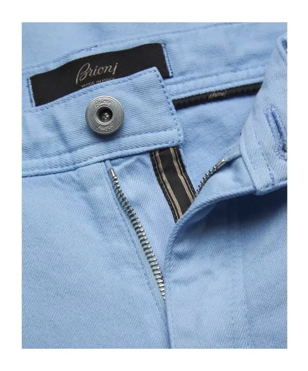 Brioni Five-pocket Jeans With Logo Detail