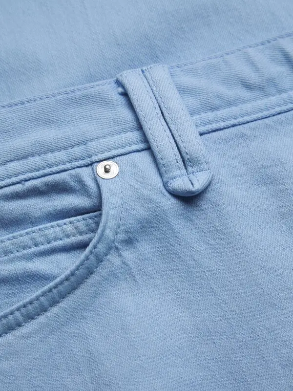 Brioni Five-pocket Jeans With Logo Detail