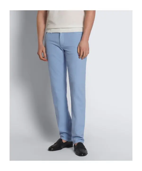 Brioni Five-pocket Jeans With Logo Detail