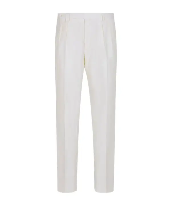 Brioni Pleated Casual Pants With Belt Loops