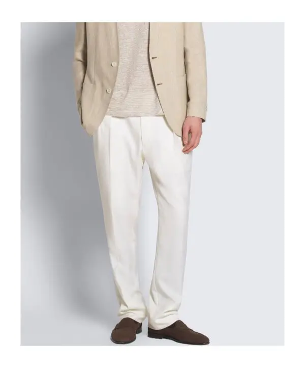 Brioni Pleated Casual Pants With Belt Loops
