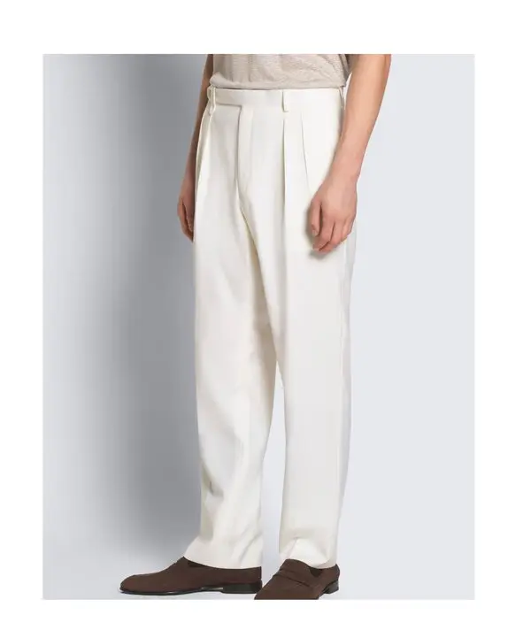 Brioni Pleated Casual Pants With Belt Loops