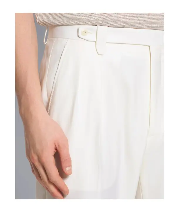 Brioni Pleated Casual Pants With Belt Loops