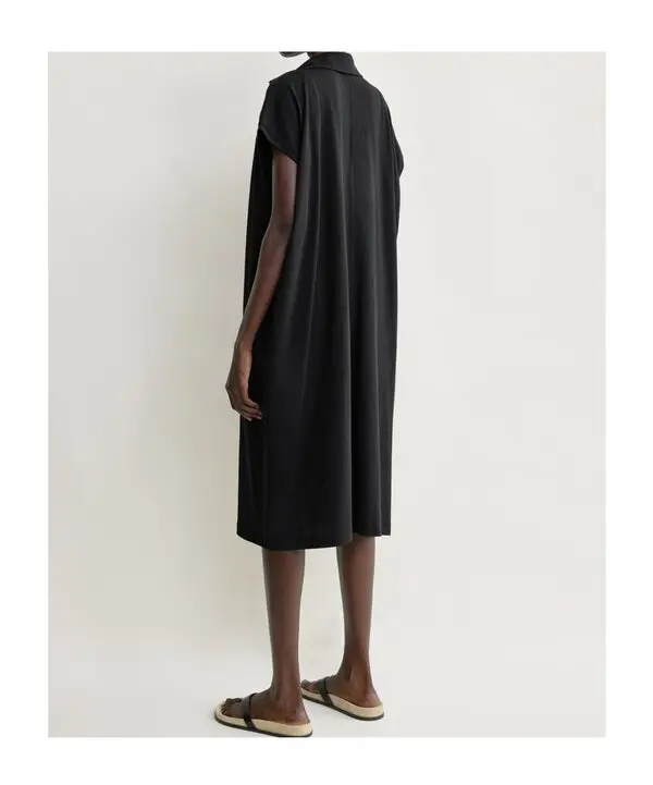 TOTEME Button-fastening Sleeveless Midi Shirt Dress