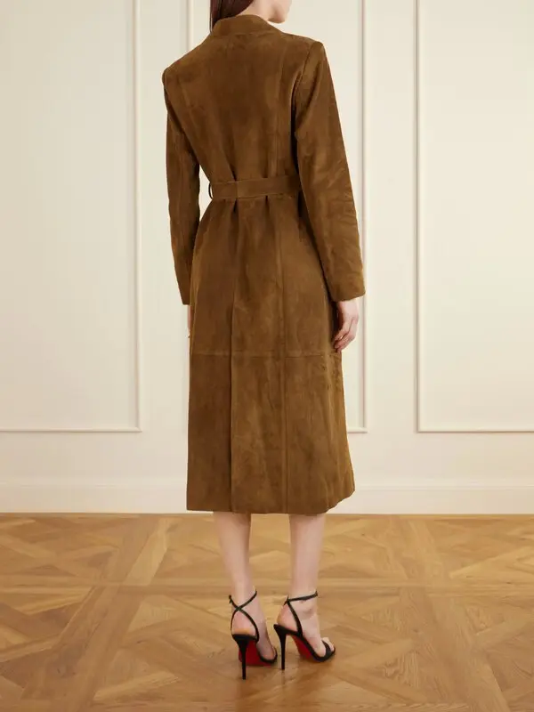 Nour Hammour Long Sleeved Belted Coat