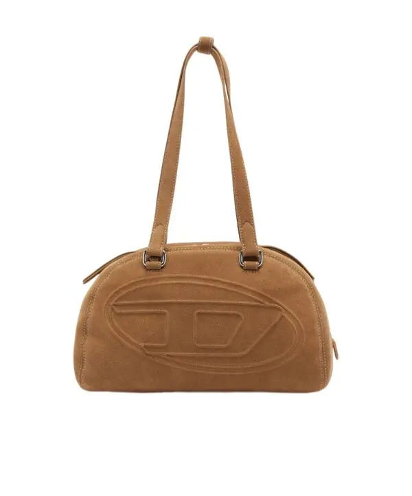 DIESEL® 1dr Dome Suede Tote Bag - Beige