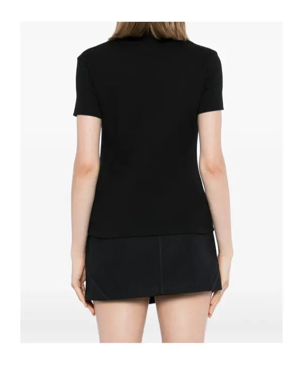 Off-White Off Stamp Ribbed T-shirt - Black