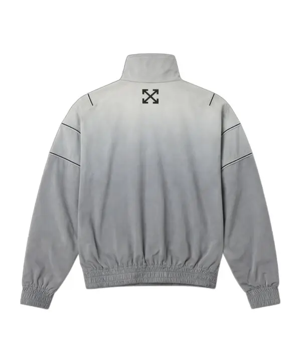 Off-White Logo Embroidered Zip-up Jacket