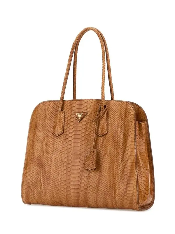 Prada Logo Tote Bag