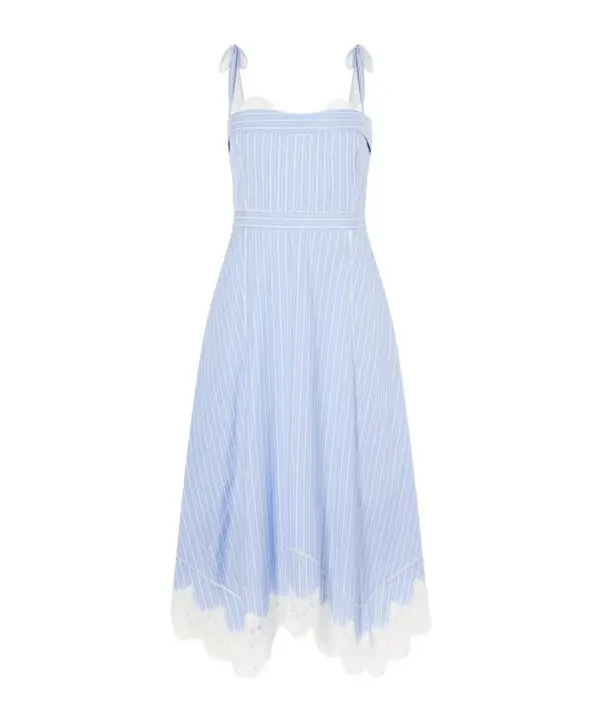 Simkhai Avalaigh Slip Dress - Blue