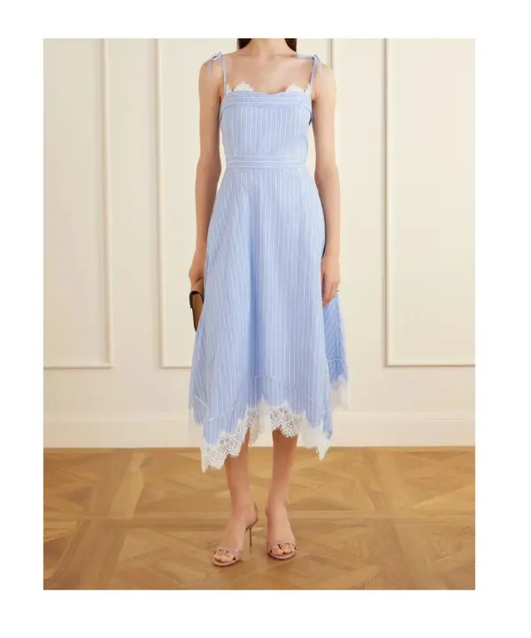 Simkhai Avalaigh Slip Dress - Blue