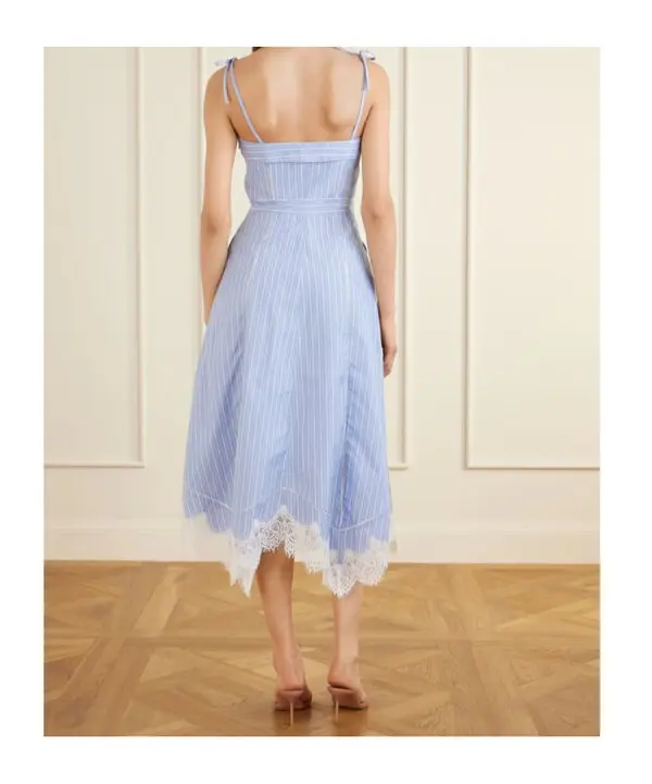 Simkhai Avalaigh Slip Dress - Blue