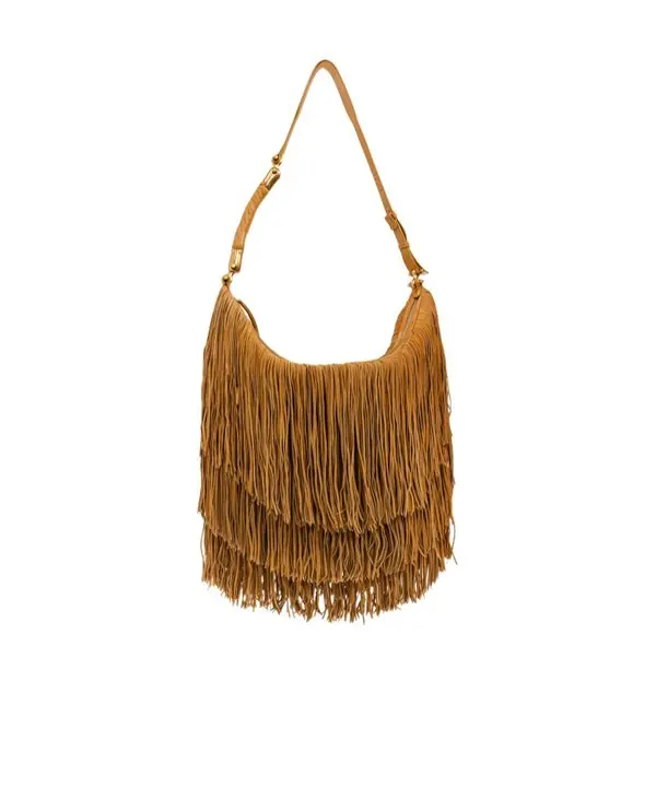 Balmain Bène Large Hobo Bag With Tassels