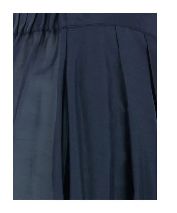 SEMICOUTURE Elastic Waist Pleated Trousers