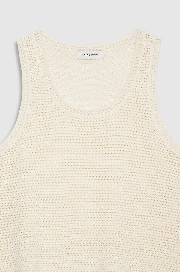 ANINE BING Crew Neck Knit Vest