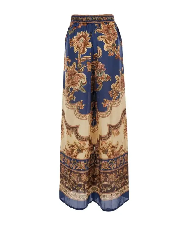 Zimmermann Baroque Print Silk Shirt - Brown
