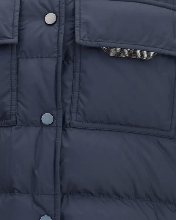 Brunello Cucinelli Quilted Paneled Jacket