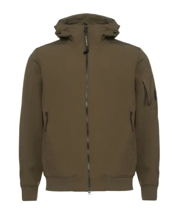 C.P. COMPANY Hooded Lens Jacket - Green