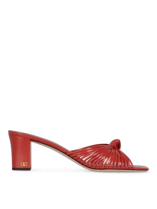 Valentino Garavani Vlogo Signature Knot Detail Sandals