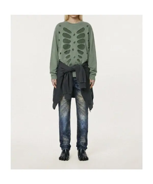 AVAVAV Semi-distressed Layered T-shirt