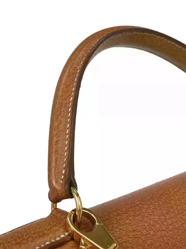 Hermès 1994 Pigskin Kelly 32 Sellier Handbag - Brown