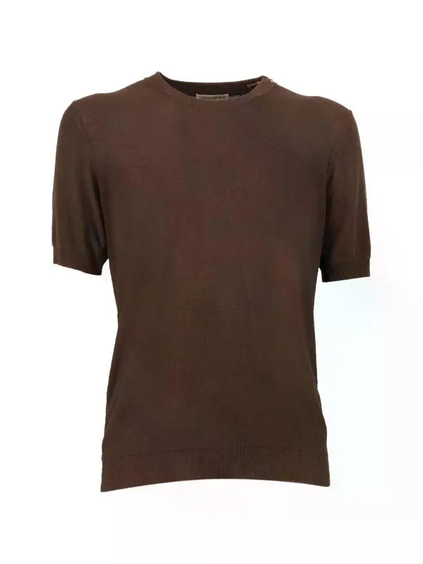 KANGRA Fine-knit Short-sleeve T-shirt