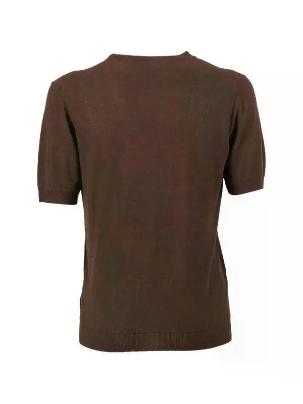 KANGRA Fine-knit Short-sleeve T-shirt