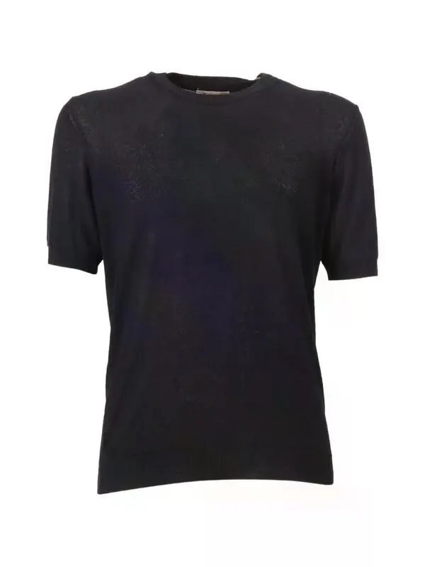 KANGRA Fine-knit Short-sleeve T-shirt
