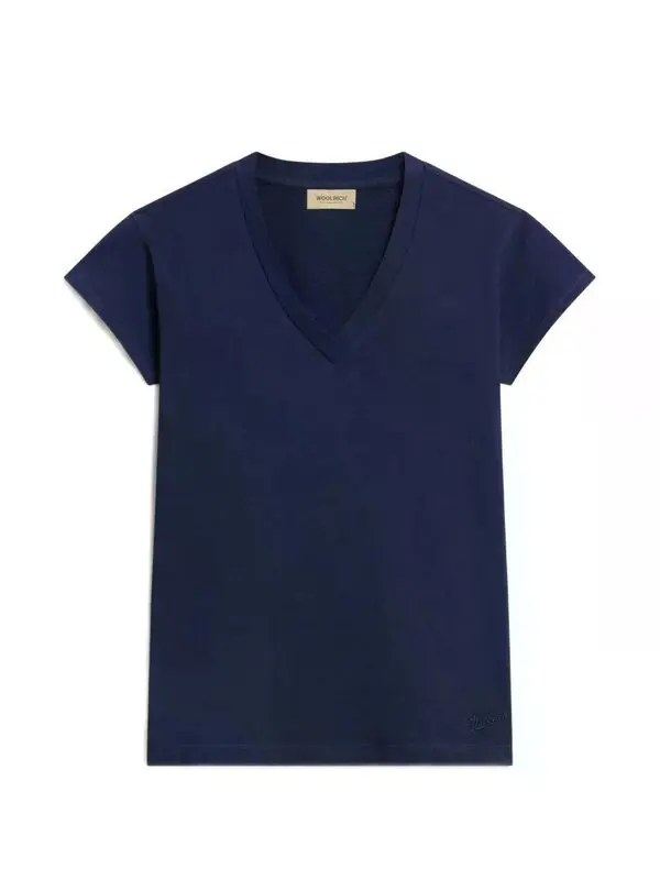 Woolrich Slub V-neck T-shirt