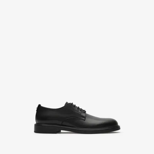 Burberry Leather Pembroke Derby Shoes