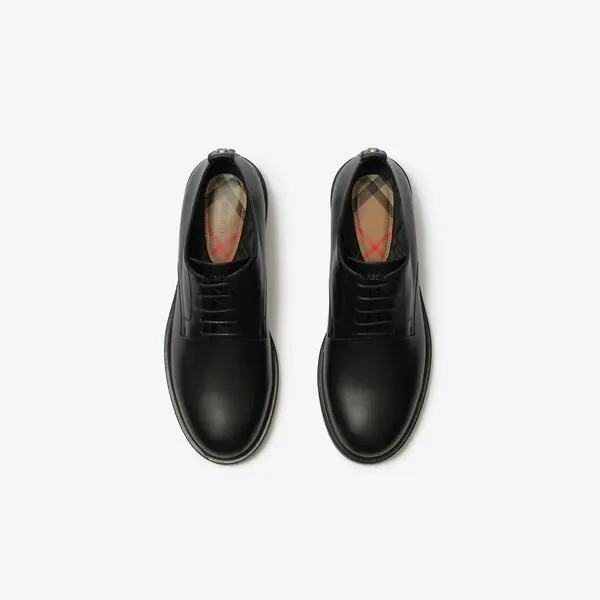 Burberry Leather Pembroke Derby Shoes
